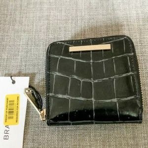 Brahmin | Bags | Nwt Brahmin Mini Suri Black Veil Leather Wallet | Poshmark